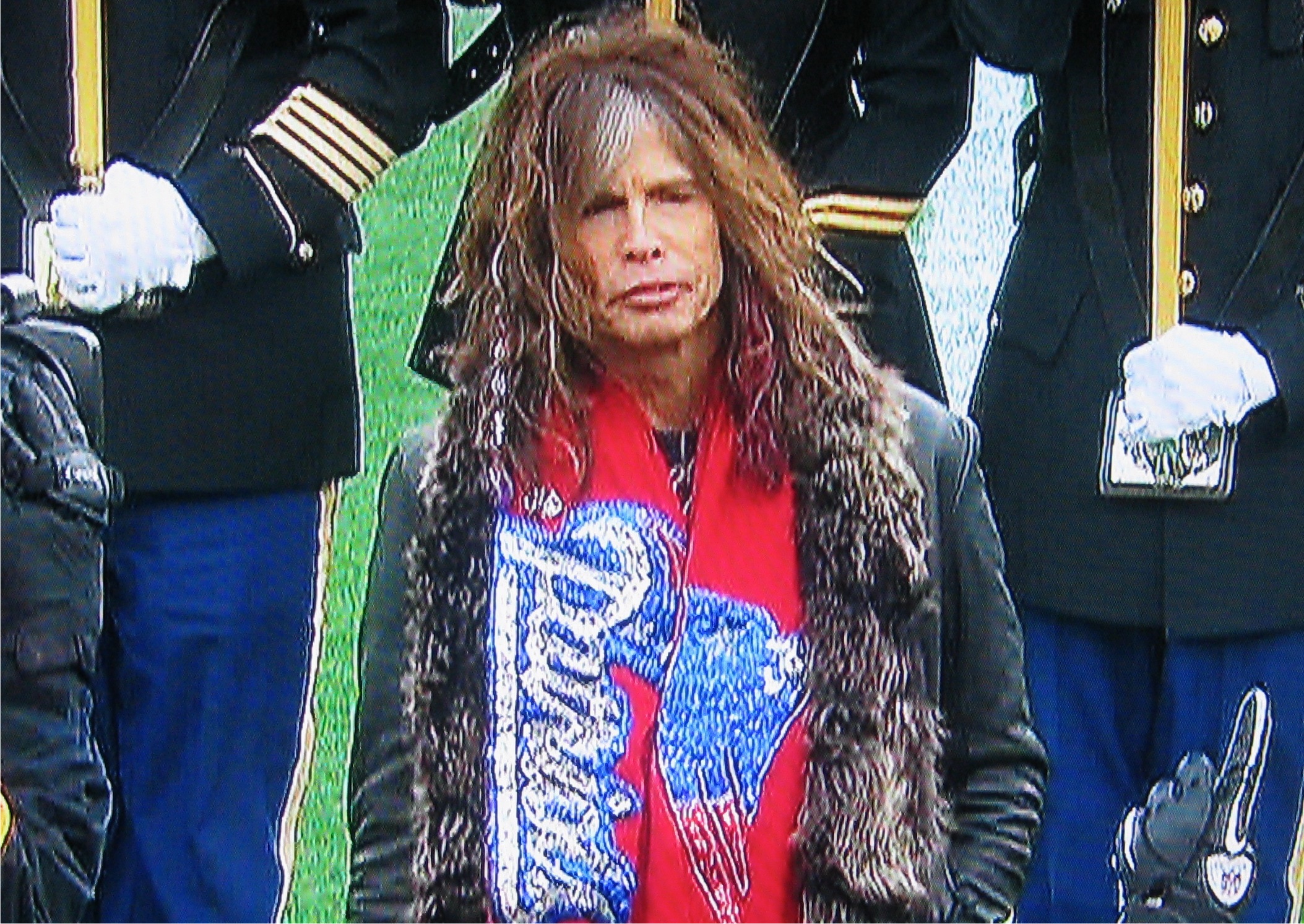 You Can Buy The Steven Tyler Sparkling Patriots Scarf On eBay – Joe ...